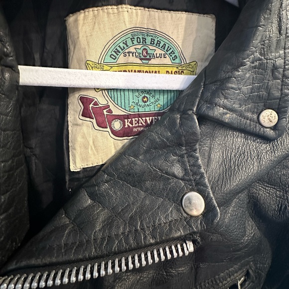 The Vintage Twin | Jackets & Coats | Real Vintage Kenvelo Leather Moto ...